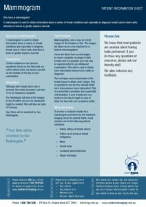 mammogram - Canberra Imaging Group